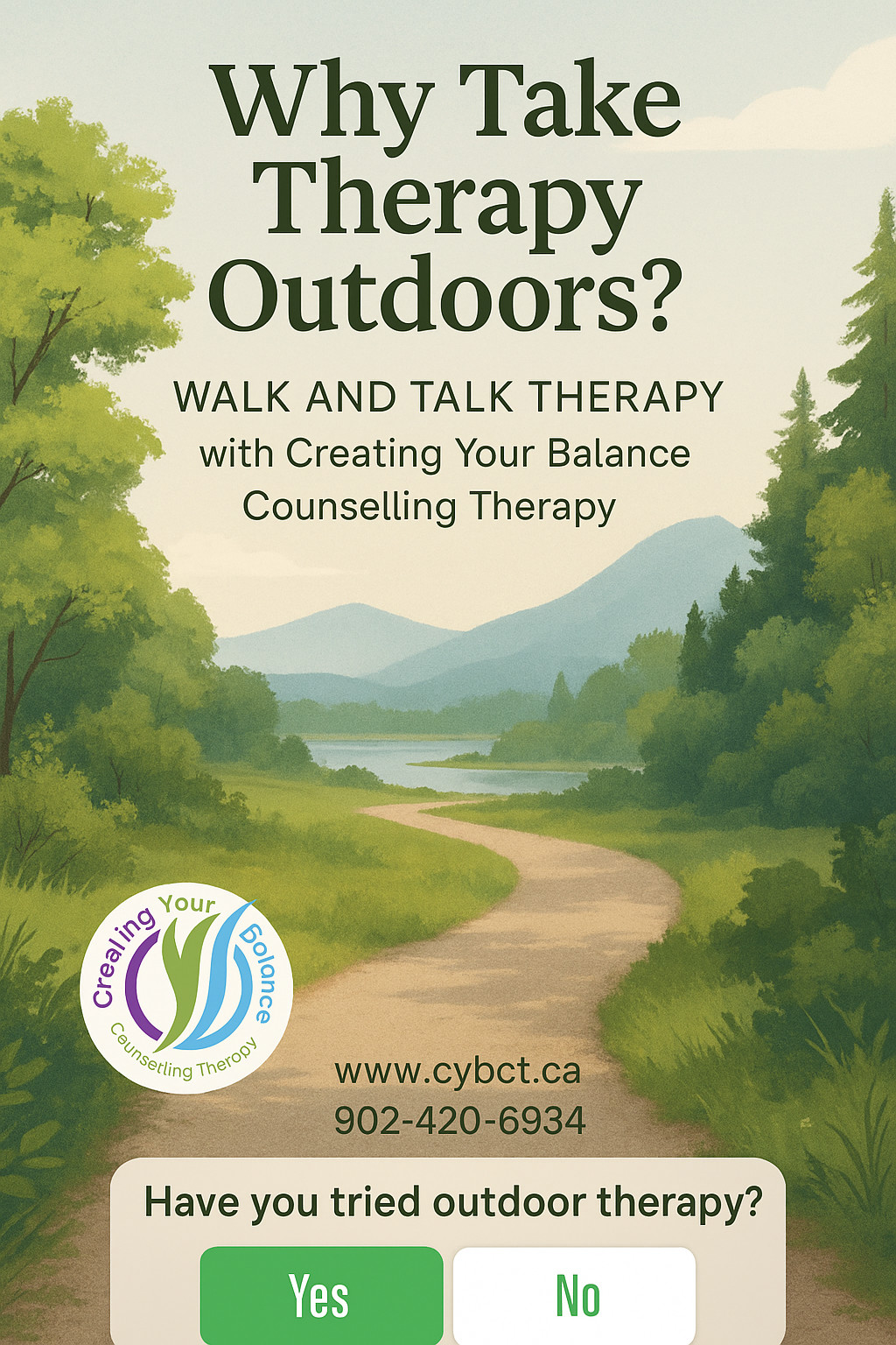 Why Take Therapy Outdoors? | Creating Your Balance Counselling Therapy